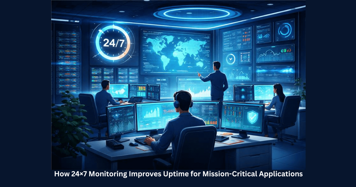 How 24×7 Monitoring Improves Uptime for Critical Apps